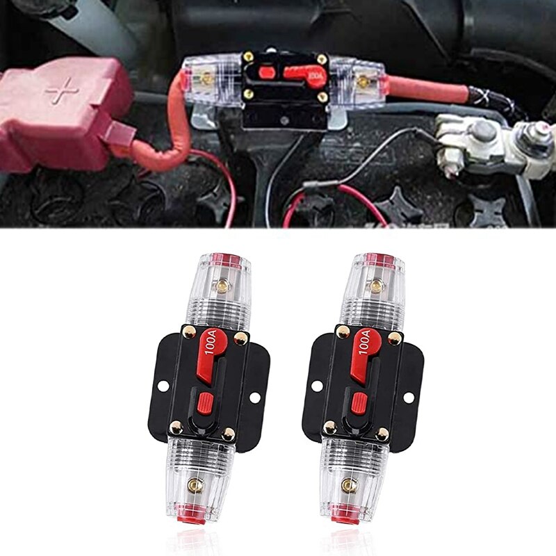 Car o Inline 100A Circuit Breaker, with Manual Res... – Grandado