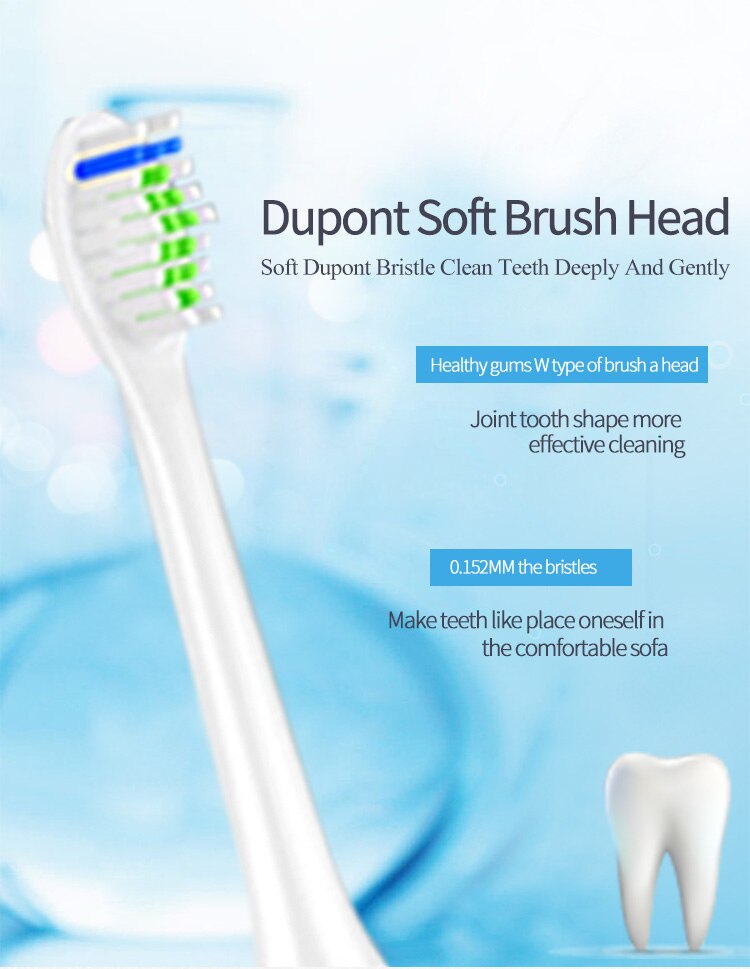 Wireless charge Super Sonic Electric Toothbrushes ... – Grandado
