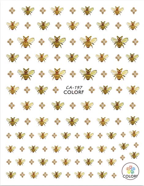 Fly Insect 3d Nail Stickers Stickers Zelf adhensiv... – Vicedeal