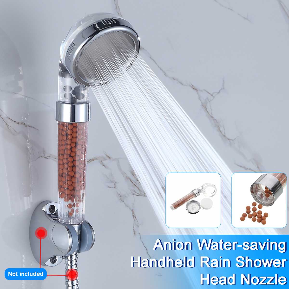 Handheld Water Saving Shower Head Bath Shower Nozz... – Vicedeal