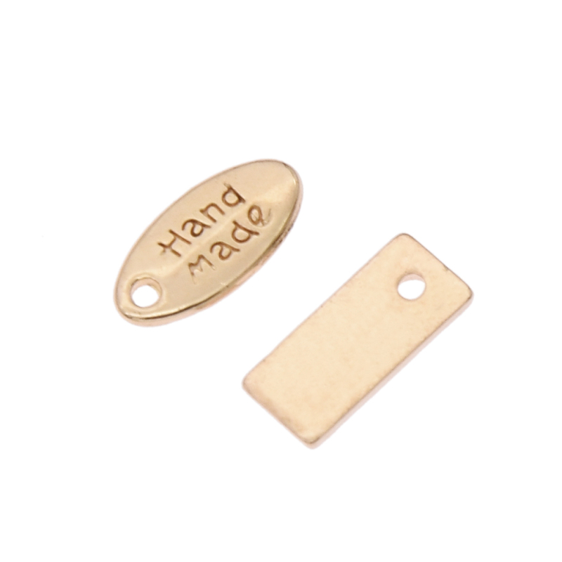 50pcs/pack Hand Made Letter Metal Tags For Garment... – Grandado
