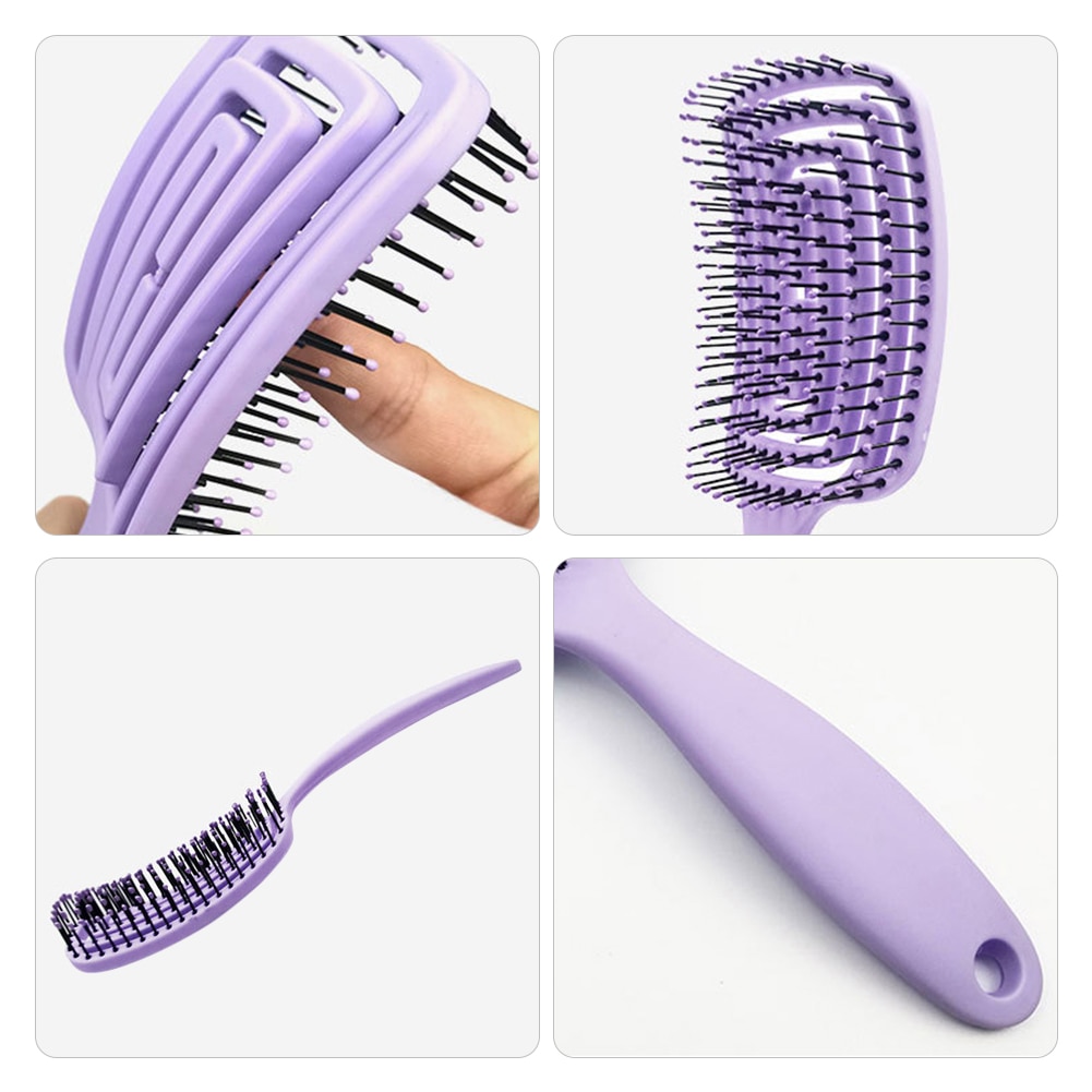 Hollow Arc Mosquito Coil Large Curved Hair Comb Oc... – Vicedeal