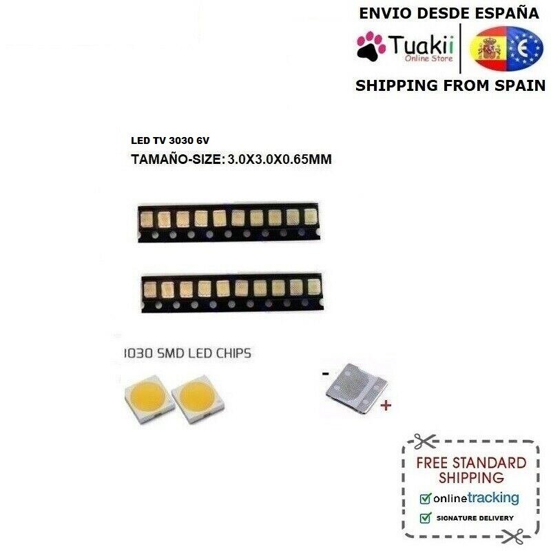 20 pces 6 v tv reparação lg lcd led backlight 3030... – Grandado