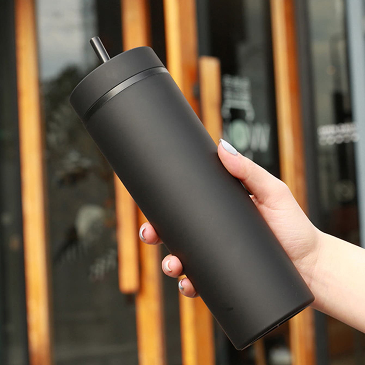 1pc-Double layered plastic cup with high aesthetic... – Vicedeal
