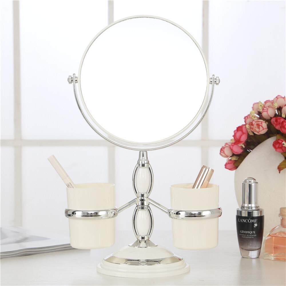 European portable princess mirror desktop makeup m... – Vicedeal