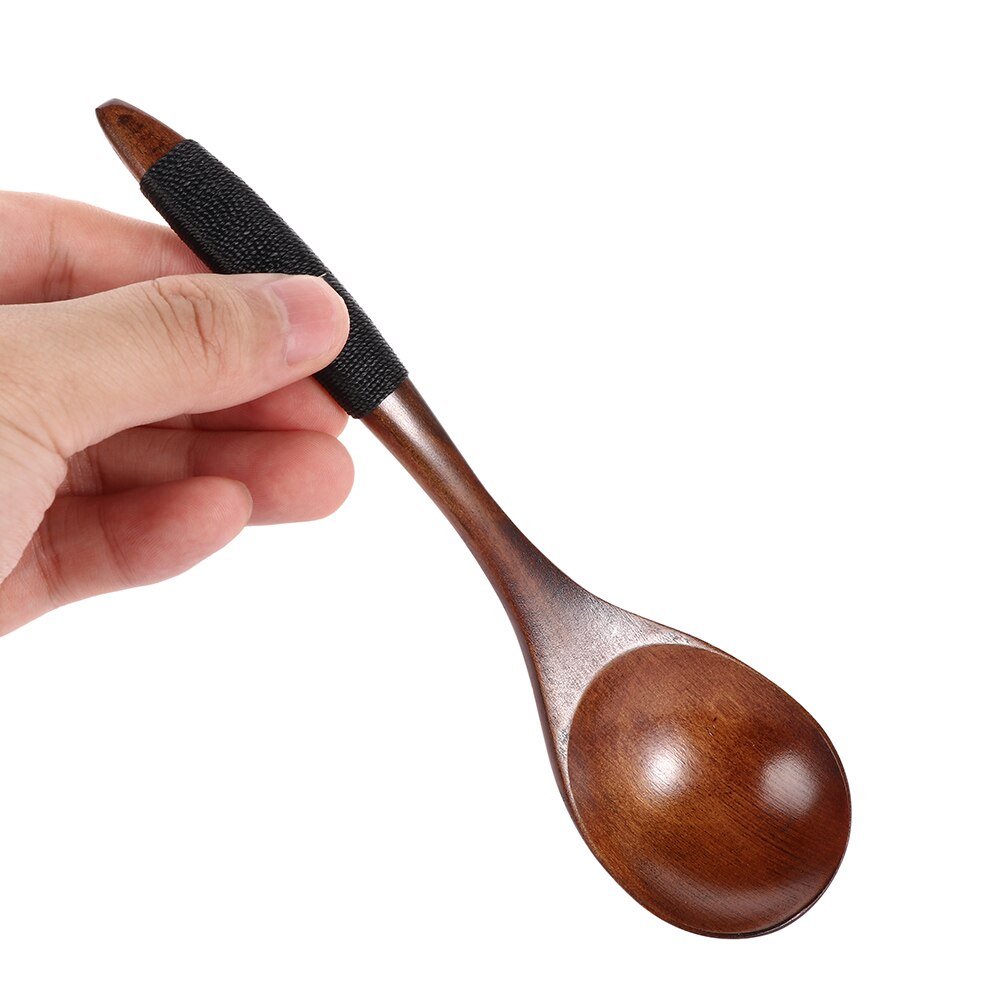 1 Pc Japanese Style Wooden Spoon Tableware Heat Re... – Grandado
