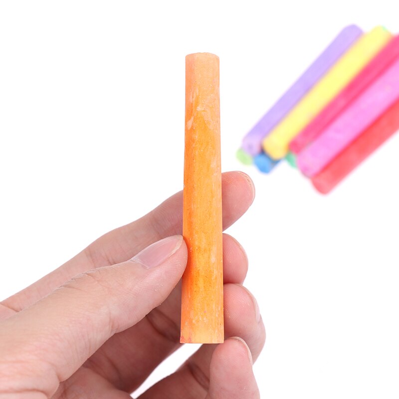 50Pcs/Set Dustless Coloured Chalk Drawing Chalk Pl... – Grandado