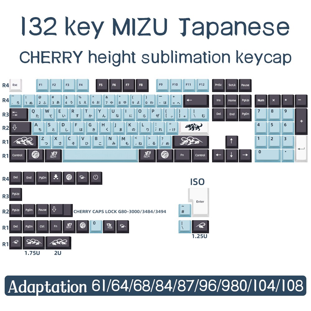 Mizu-teclas para teclado mecánico, accesorio para ... – Grandado
