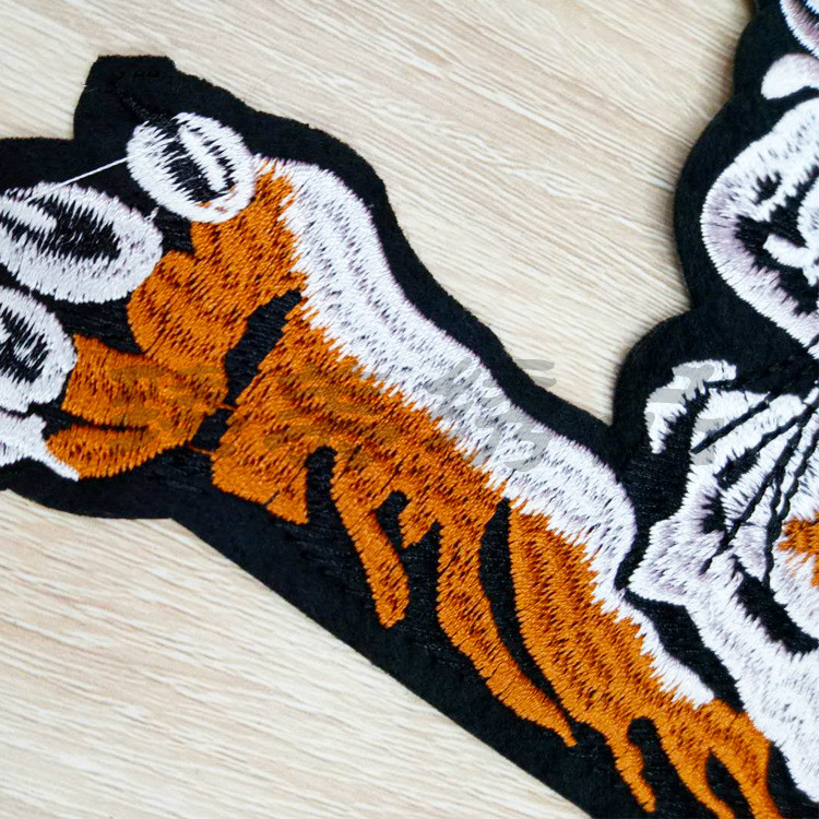 Cute Big Animals Tiger Patches Clothing Applicatio... – Grandado