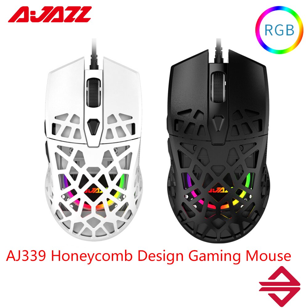 AJAZZ AJ339 Wired Gaming Mouse Lightweight 6 Butto... – Vicedeal