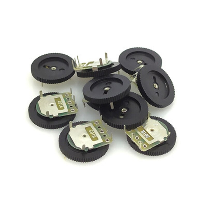 10 Pcs B103 16x2mm 10K 50K 20K Ohm Single Double D... – Grandado