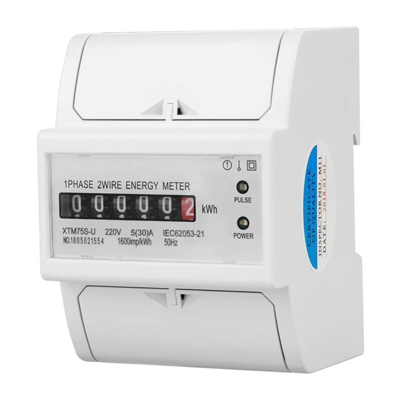 XTM75S-U Electric Energy Meter AC 220V DIN Rail Me... – Vicedeal