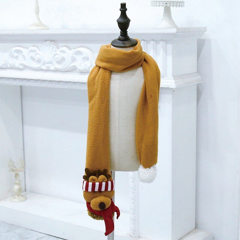 Christmas scarves Santa Claus Snowmen and Bear Sof... – Grandado