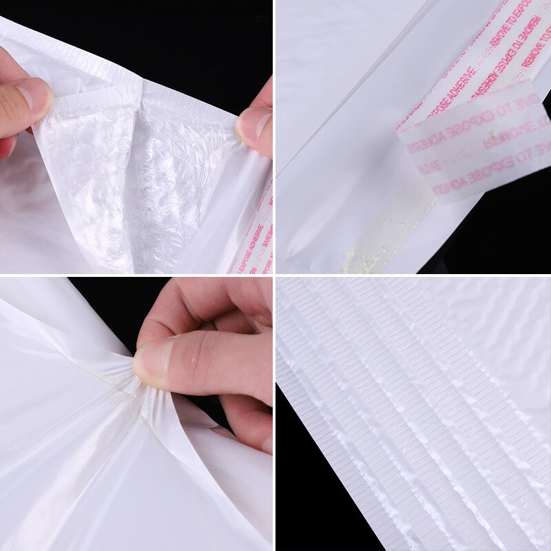 100Pcs/Lot Bubble Envelope bag white Bubble PolyMa... – Grandado
