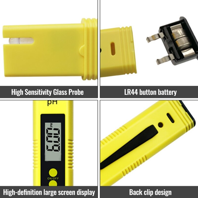 Digital PH Meter High Precision Pocket Water Teste... – Grandado