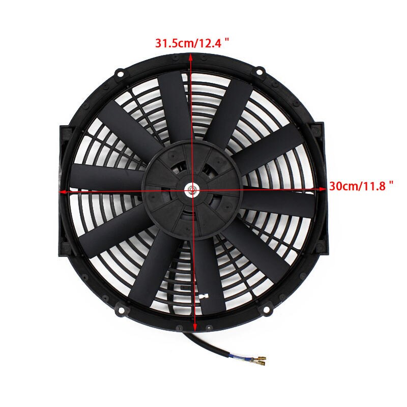 12V 80W 12 inch Universal Electric Engine Cooling ... – Vicedeal