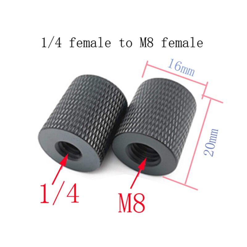 M4 M5 M6 M8 M10 to 1/4 Female to female Screw Moun... – Vicedeal