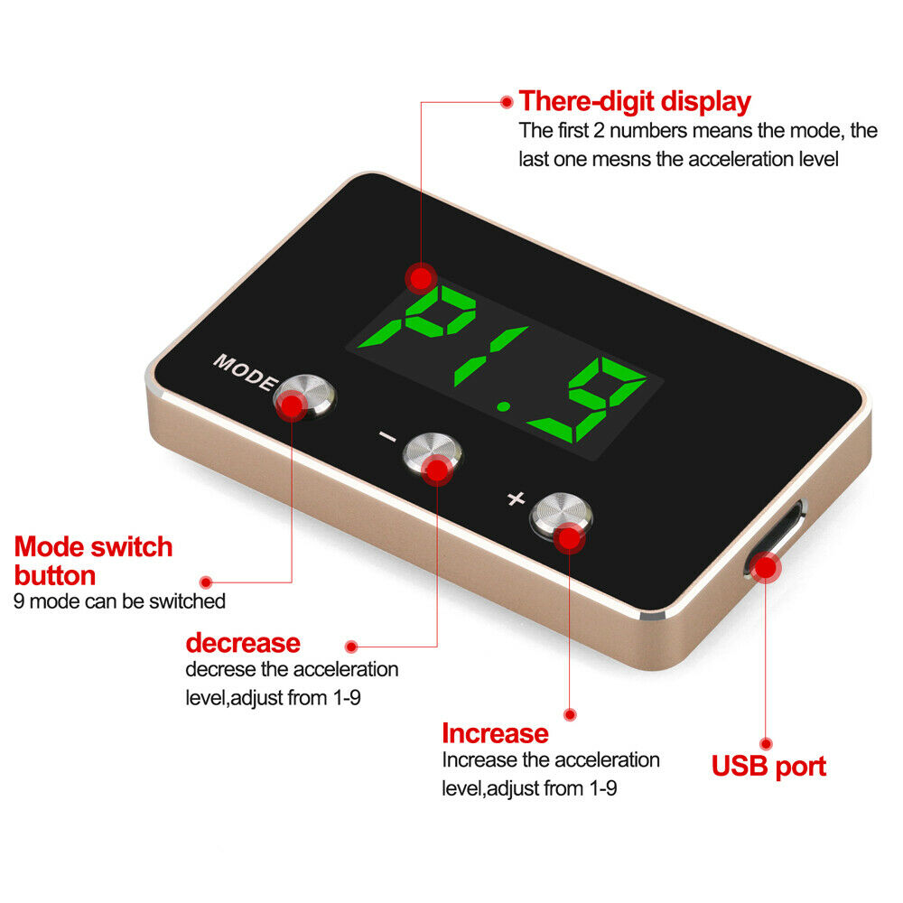 9 Drive 9-Mode Electronic Throttle Controller For ... – Vicedeal