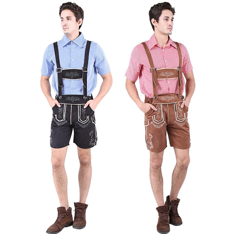 Duitse Bier Mannen Fancy Kostuum Beierse Lederhose... – Vicedeal