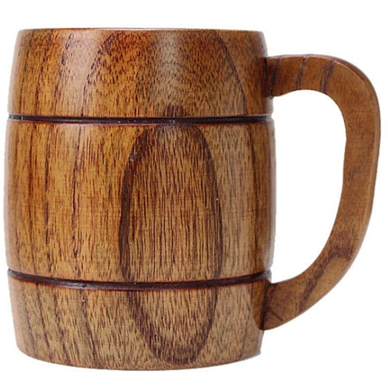 400Ml Klassischen Stil Natürliche Holz Tasse Holz ... – Grandado