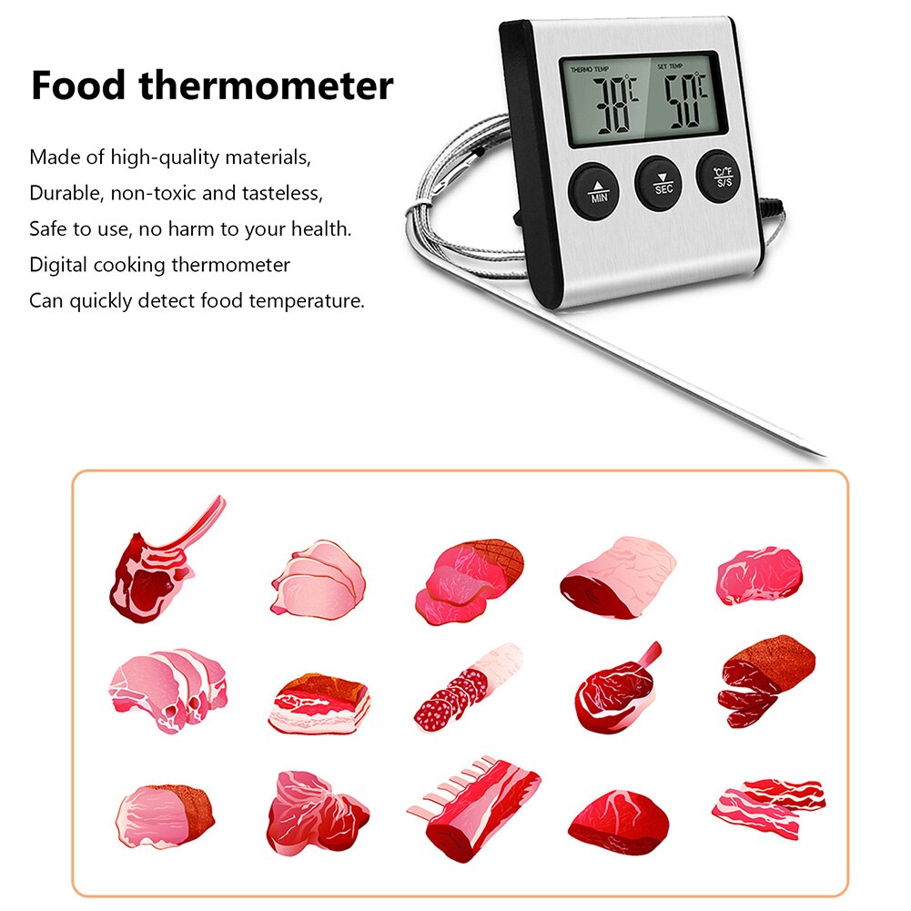 Voedsel Thermometer Keuken Bakken Temperatuur Meet... – Vicedeal