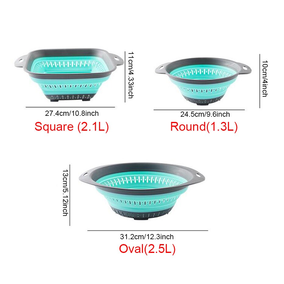 Kitchen Collapsible Drainer Storag Basket Strainer... – Vicedeal