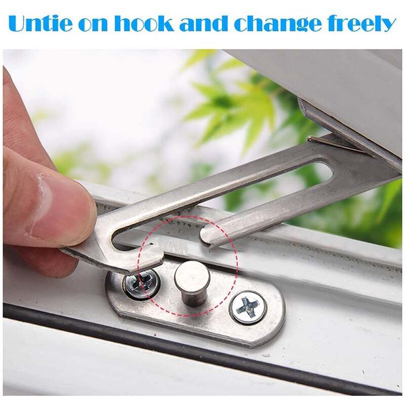 2 PCS Window Restrictors Locks Window Restrictor H... – Grandado