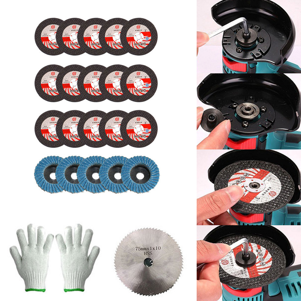 23Pcs Slijpschijf Hss Carbite Metaal Slijpschijf P... – Vicedeal