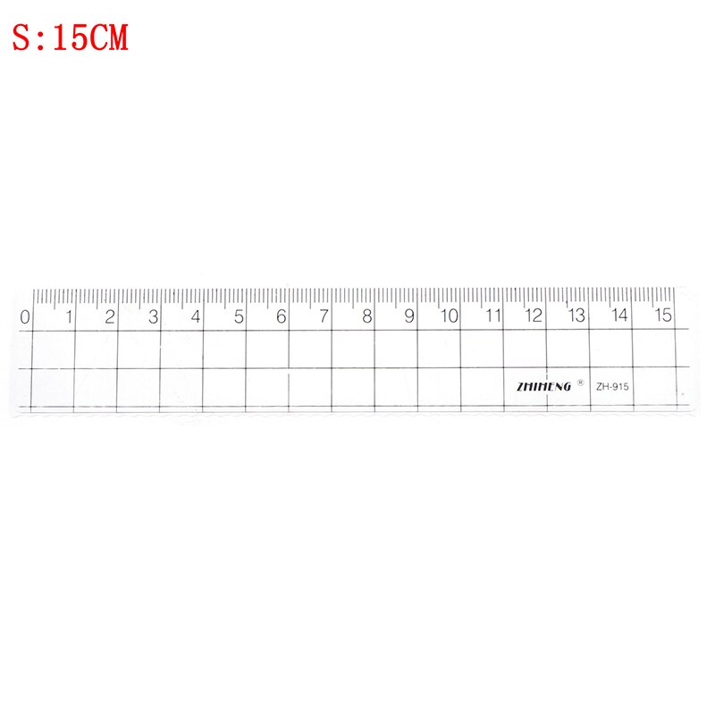 1pcs 15cm 18cm 20cm Transparent Simple Ruler Plast... – Grandado