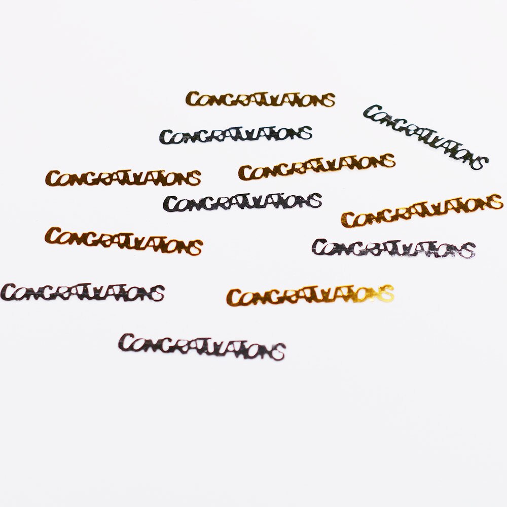 60g Gold Sliver Congratulation Wedding Confetti An... – Grandado