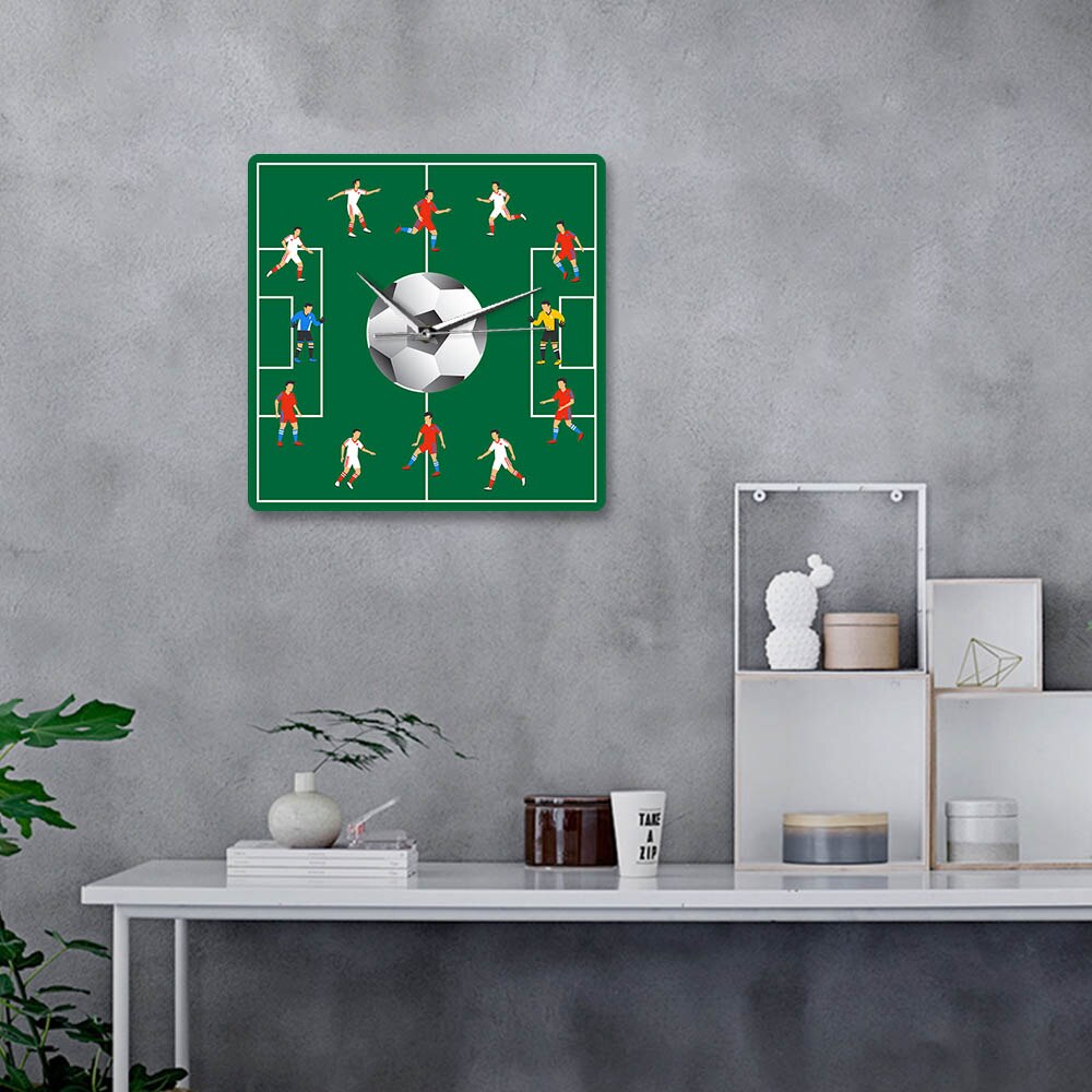 Soccer Field with Football Player Geek Decoration ... – Grandado