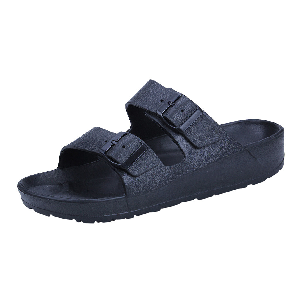 summer sandals Men's Wear Flat Slippers Beach Shoe... – Grandado