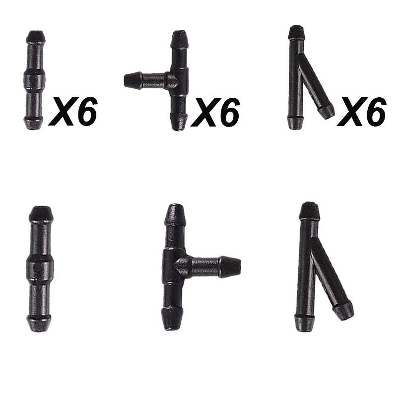 18PCS Windscreen Washer Joiner Pipe Connector T Pi... – Grandado
