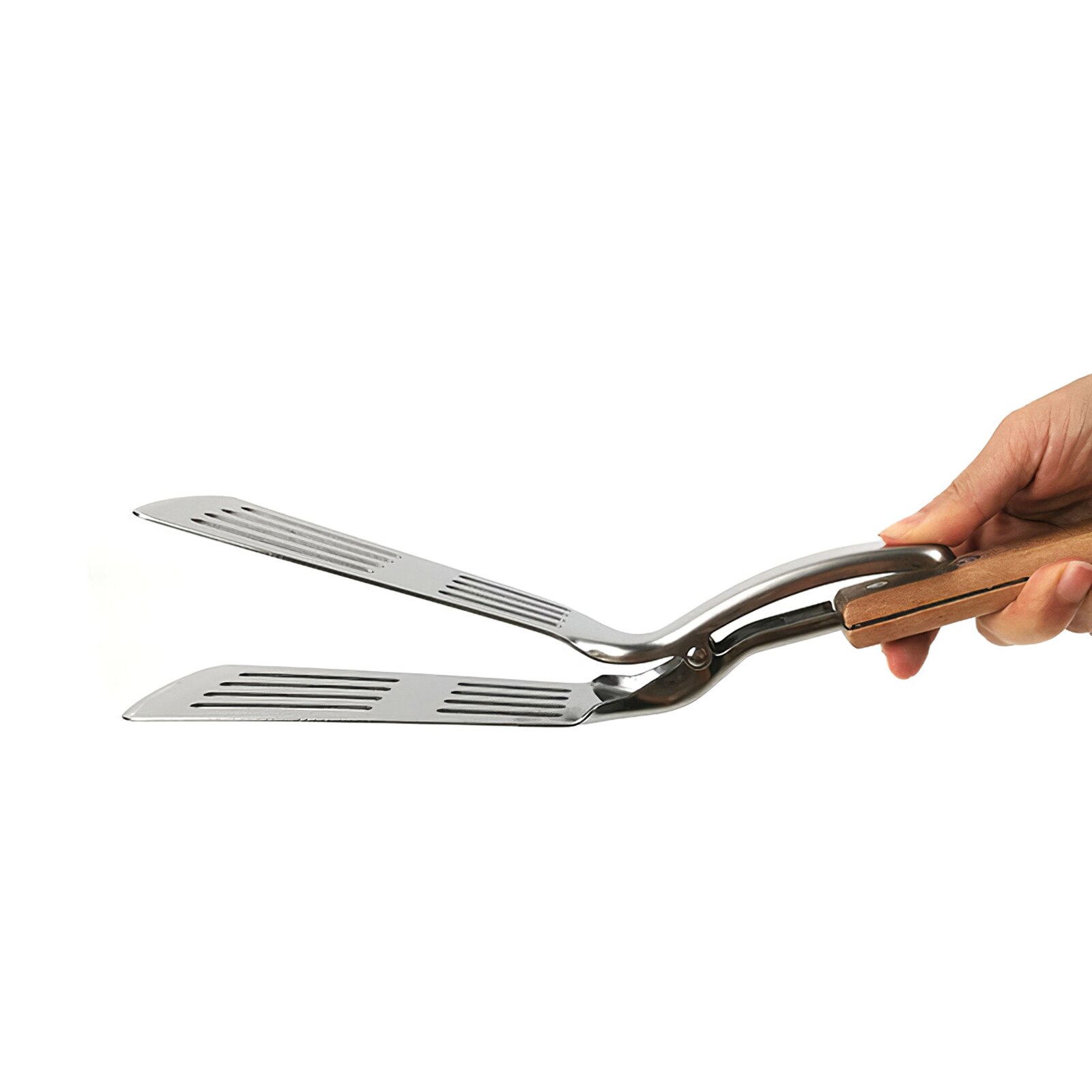 2 In 1 BBQ Spatula Stainless Steel BBQ Tongs Spatu... – Grandado