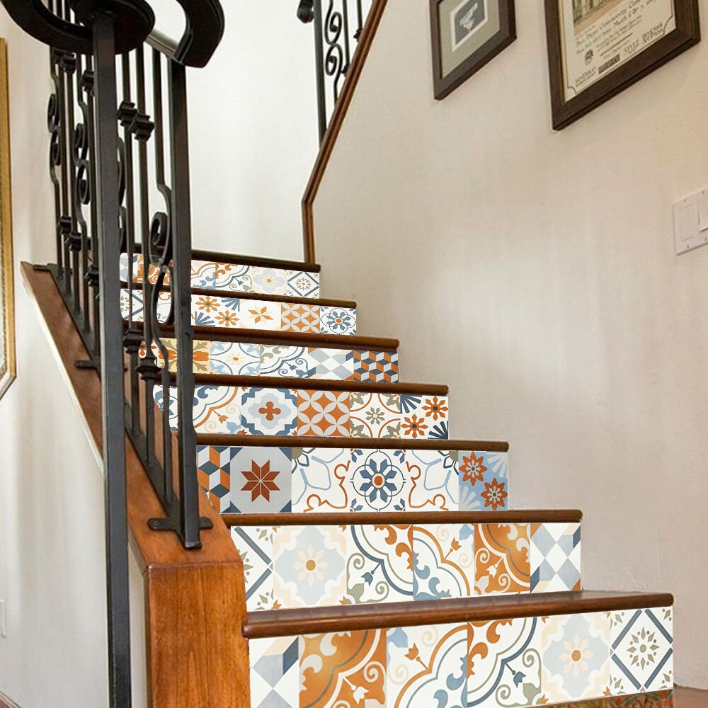 6pcs/lot BoConcept Ceramic Tile Stair Stickers Col... – Grandado