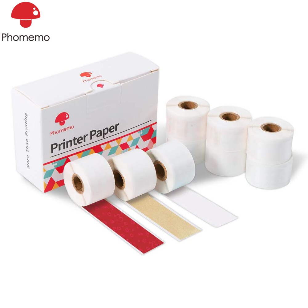 Phomemo Sticker Papier 9 Rolls Voor M02S M02 Pro P... – Grandado