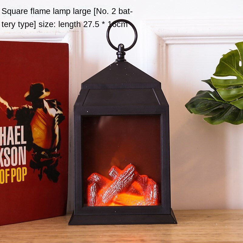 Led With USB Flame Lantern Simulation Fireplace AA... – Vicedeal