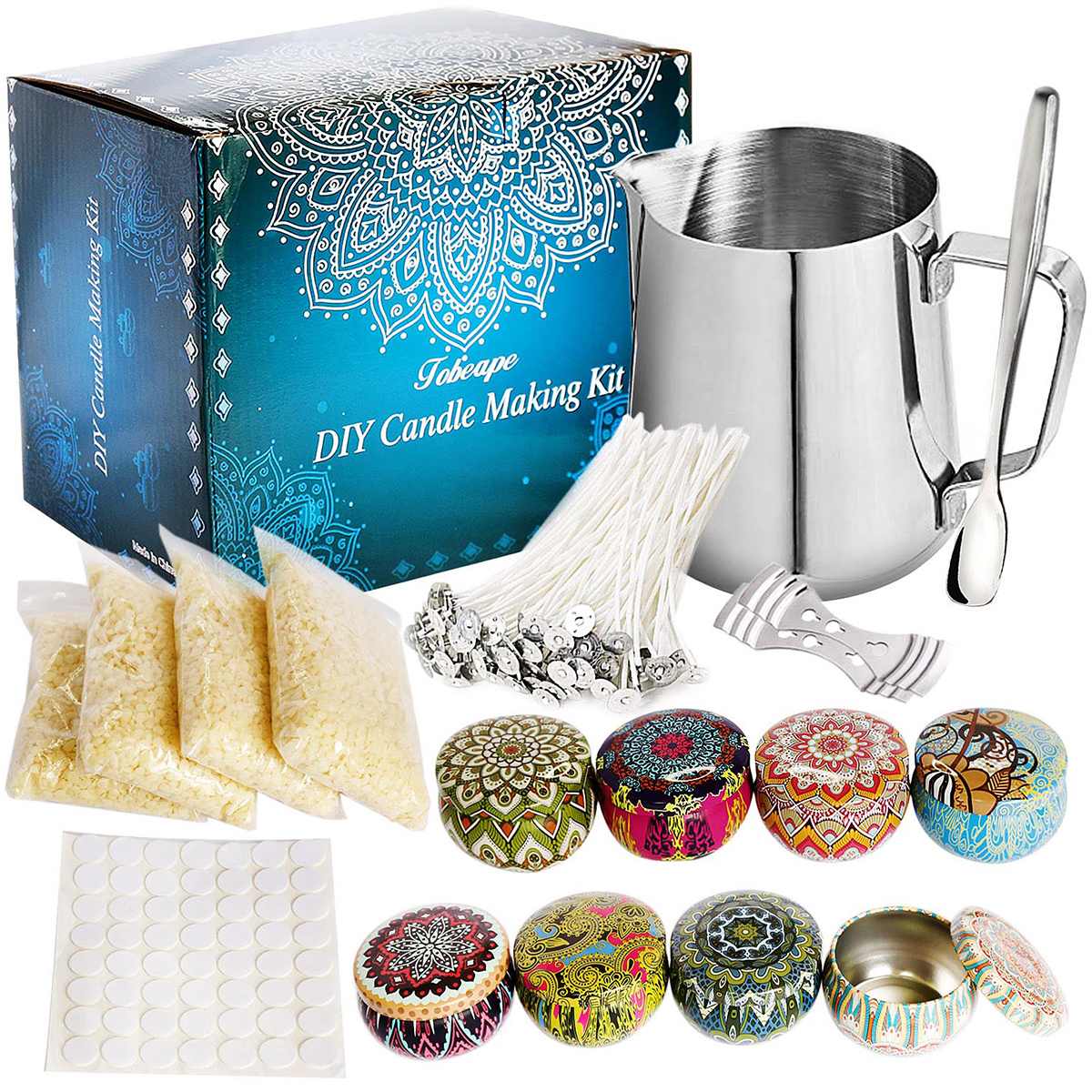 7Pcs Candle Making Kit DIY Candles Craft Tool Set ... – Grandado
