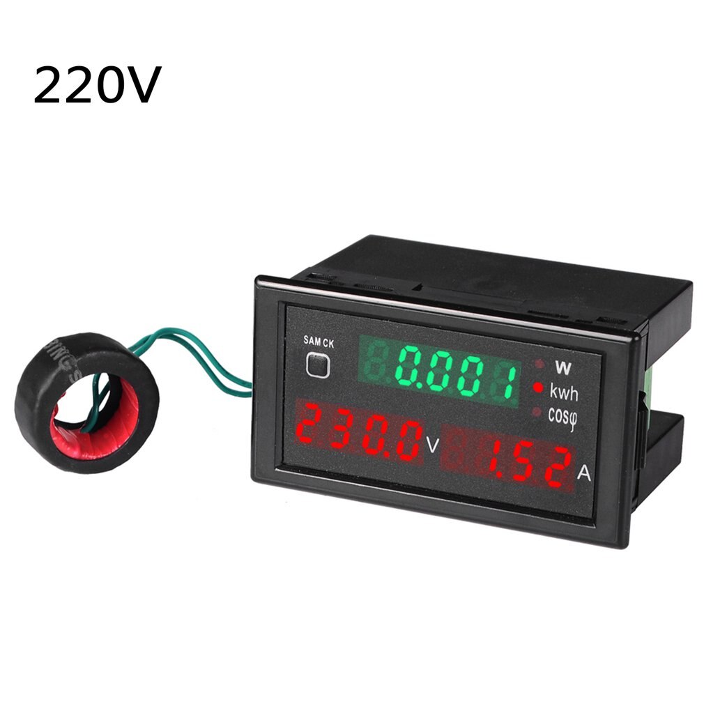 SPM001 Voltmeter And Ammeter AC Electrical Display... – Grandado