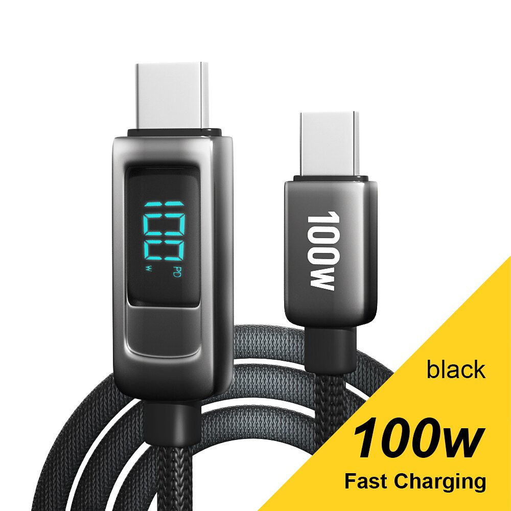 Usb Type C Naar Usb C Kabel 100W/5A Pd Fast Chargi... – Vicedeal