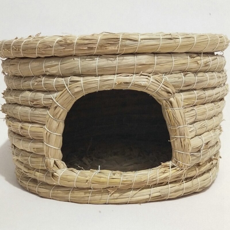 Straw Bird Cage Pet Bird Nest Pigeon Nest Parrot C... – Grandado