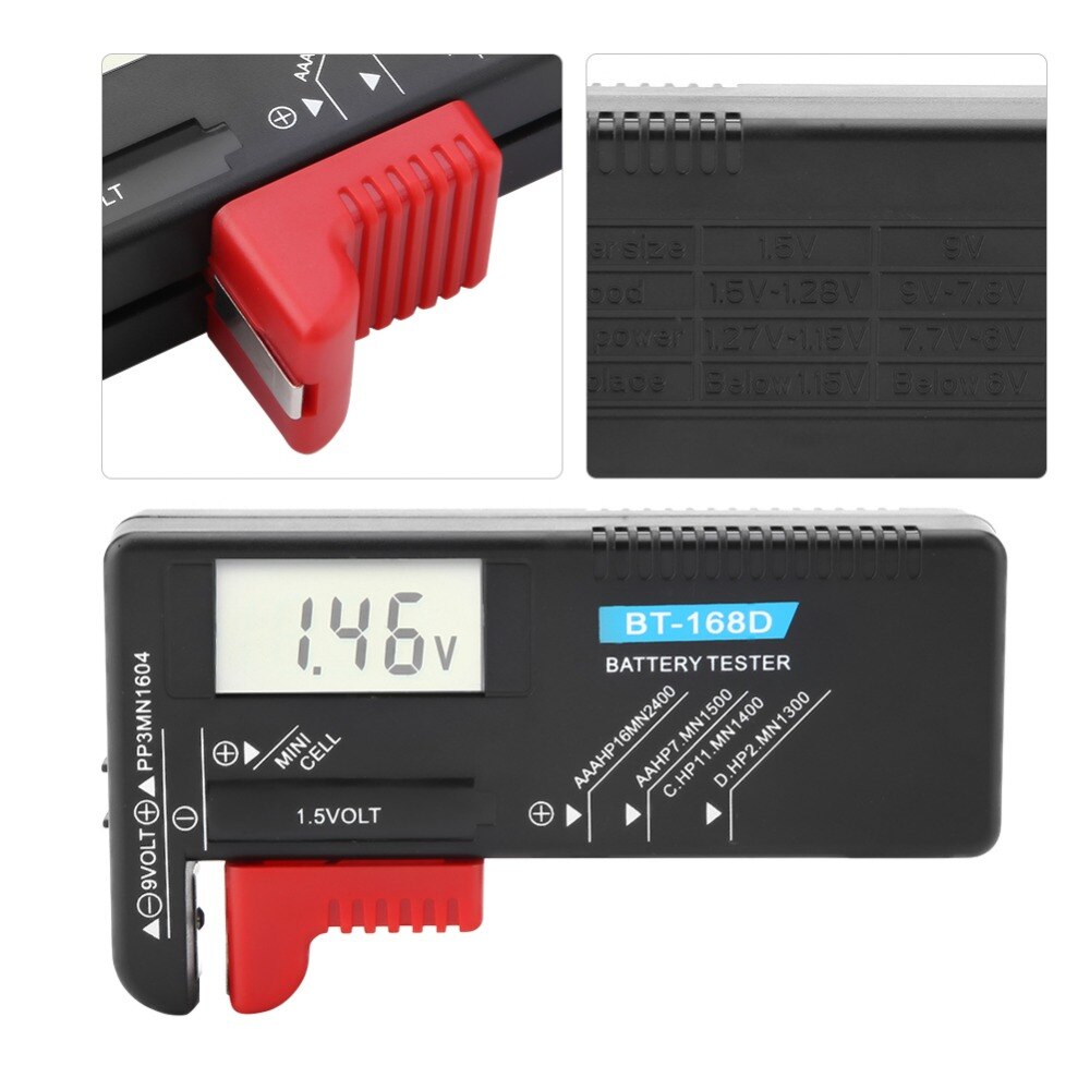 Digital Battery Tester Universal Electronic Batter... – Vicedeal