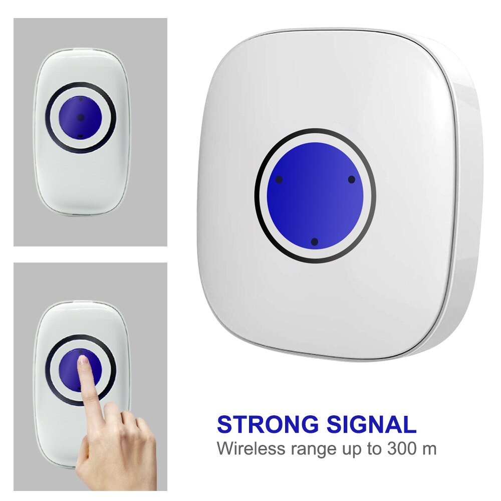 300M Remote Waterproof LED Wireless Doorbell 38 So... – Grandado