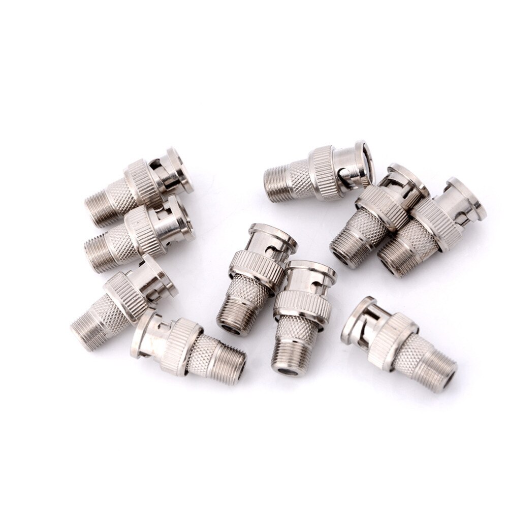10pcs BNC Male Plug to F Female Connector Coupler ... – Vicedeal