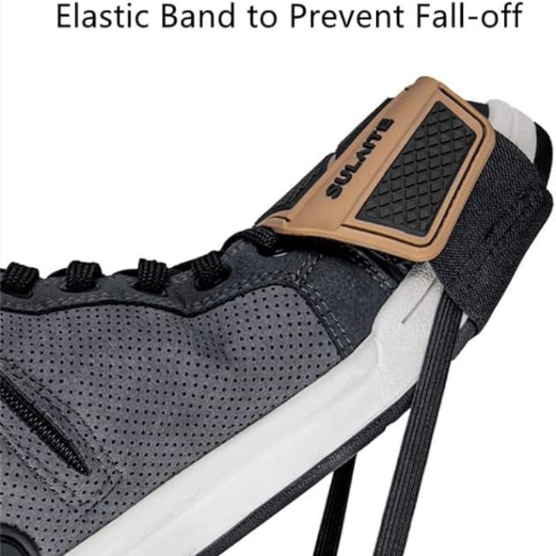 Motorbike Gear Shift Pad Riding Shoes Boot Toe Cap... – Grandado