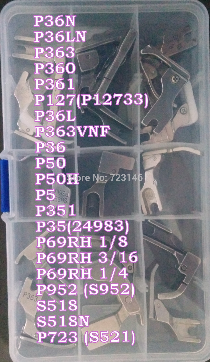 NO:3 SET FOOT Presser Foot FEET for Industrial Sew... – Grandado