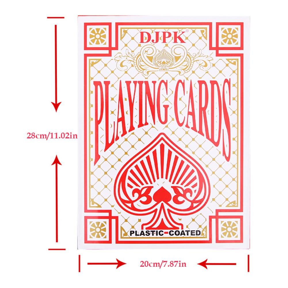 A4 Big Poker Cards Texas Hold'em Playing Cards Jac... – Vicedeal