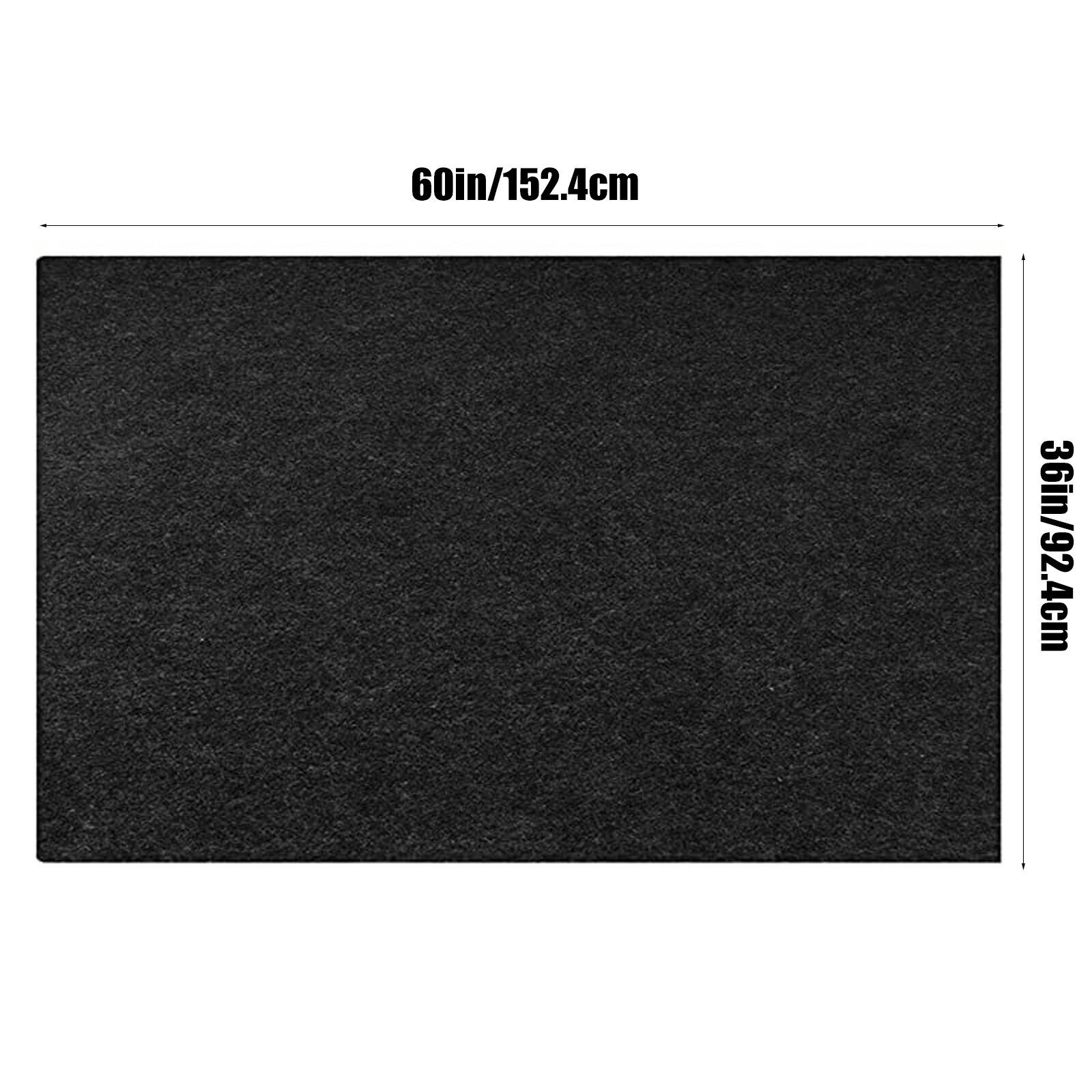 Eldfast eldstad matta halkskyddsmatta flamsäker ku... – Vicedeal