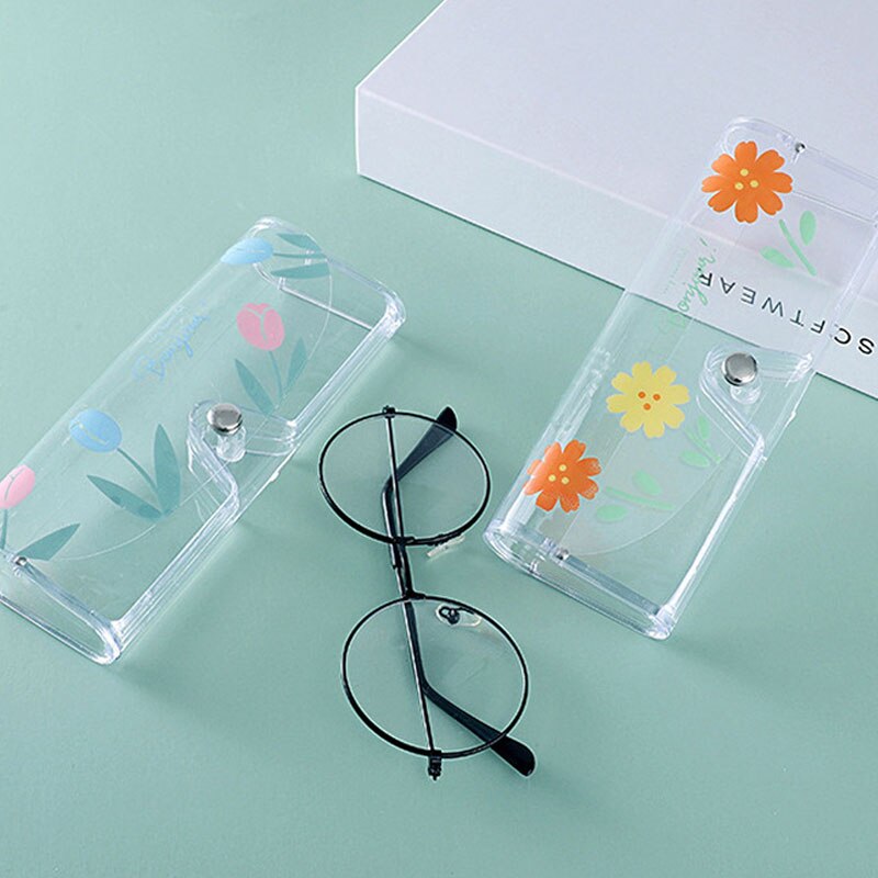 Big Transparent Glasses Case Matte PVC Eyeglasses ... – Grandado
