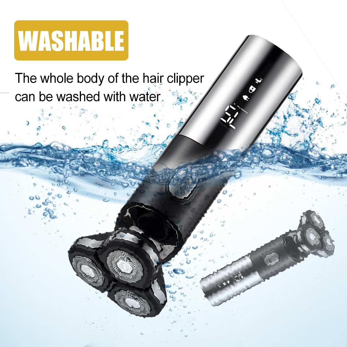 3D Wet-Dry Use Electric Shavers 4IN1 Beard Trimmer... – Grandado